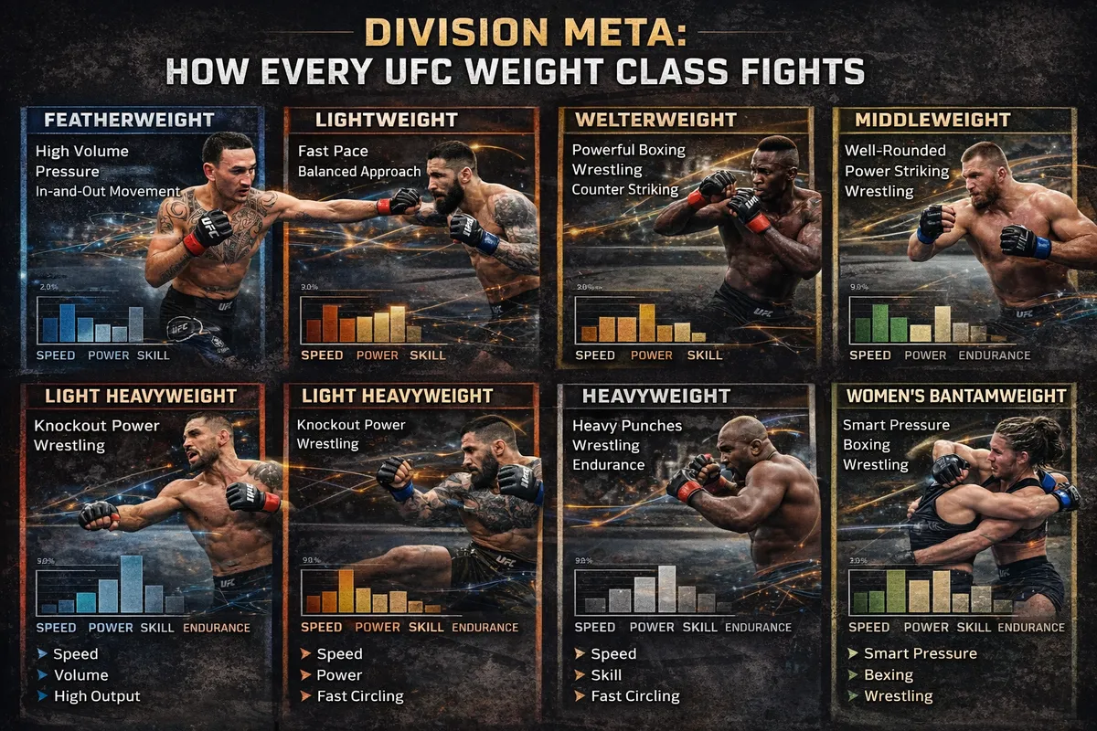 Division Meta: How Every UFC Weight Class Fights | The Fight Algorithm